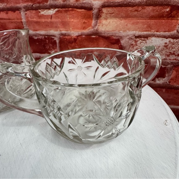 Anchor Hocking | Kitchen | Vintage Anchor Hocking Creamer Sugar Bowls ...